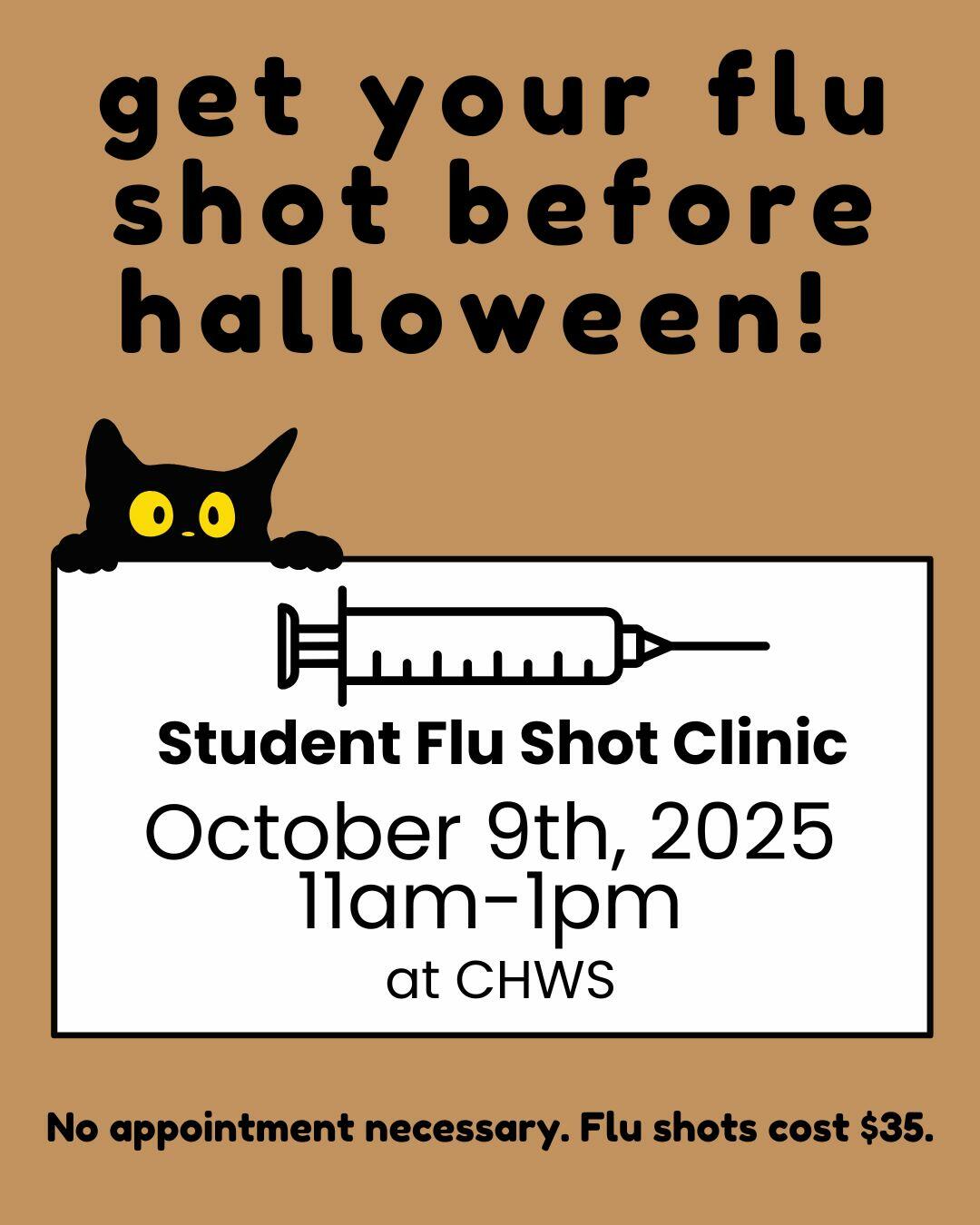 Student Flu Shot Clinic | University of Puget Sound